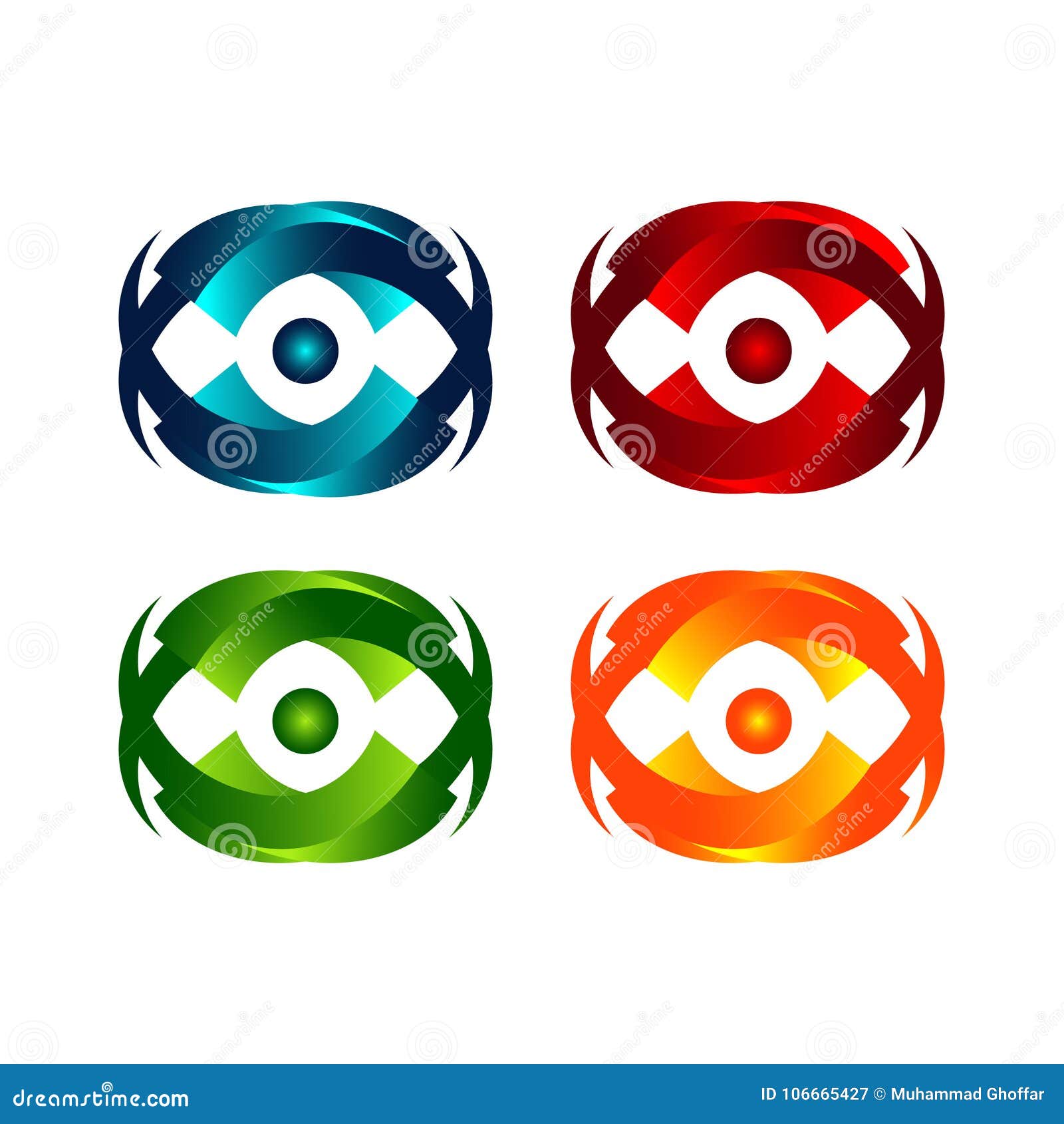 Technology Orbit Web Rings Logo Design. Vector Circle Ring,EPS 8,EPS 10 ...