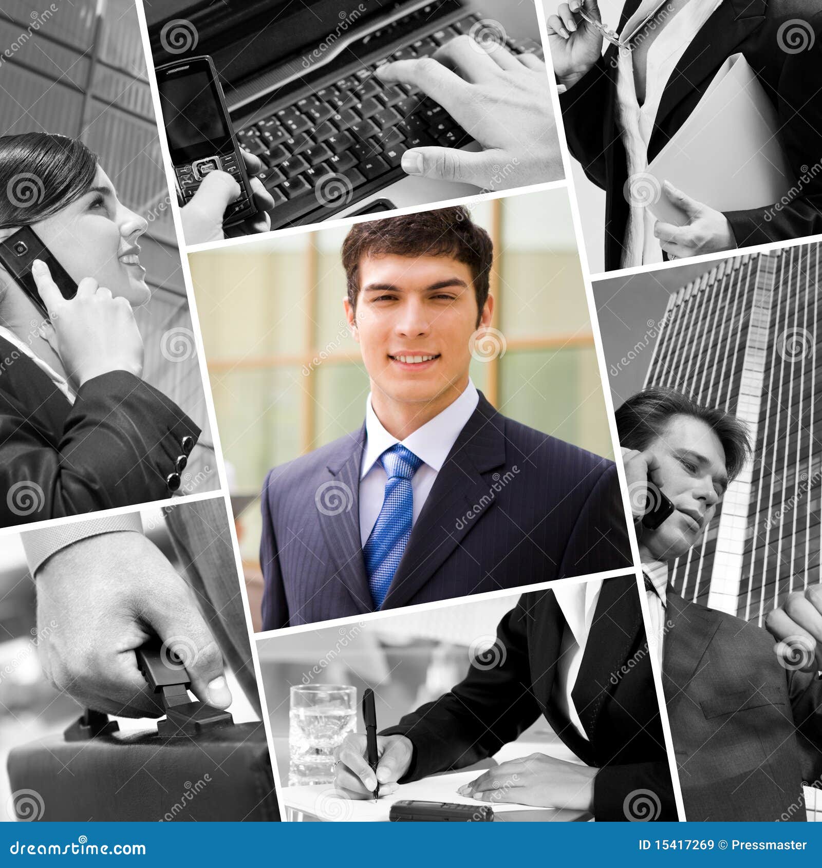 Technology and People in Business Stock Image - Image of cellular ...