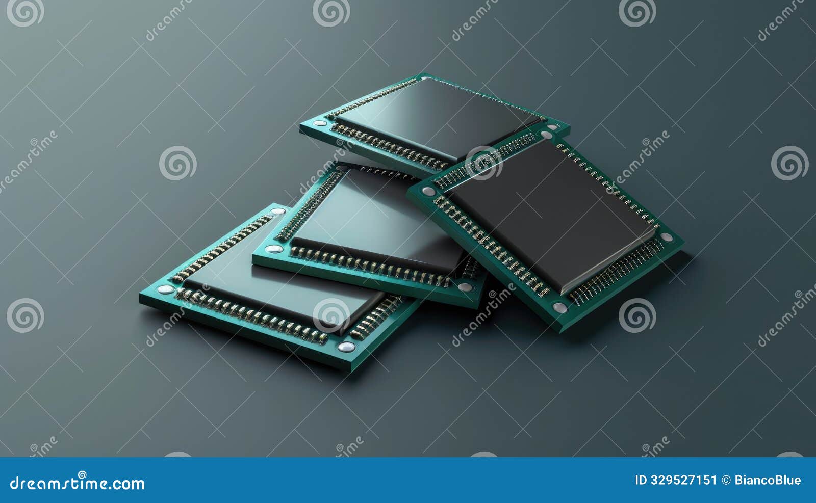 Technology Picture of Chip on Complex Circuit with Digital Technology ...
