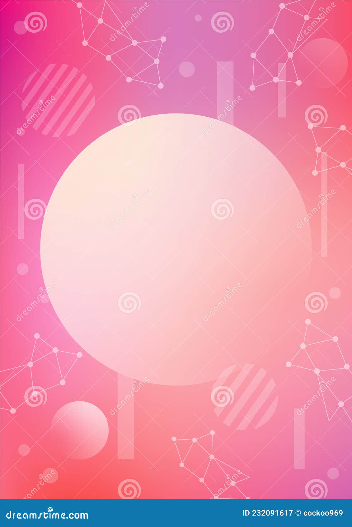 Technology and Pink Gradient Background Material Stock Vector ...
