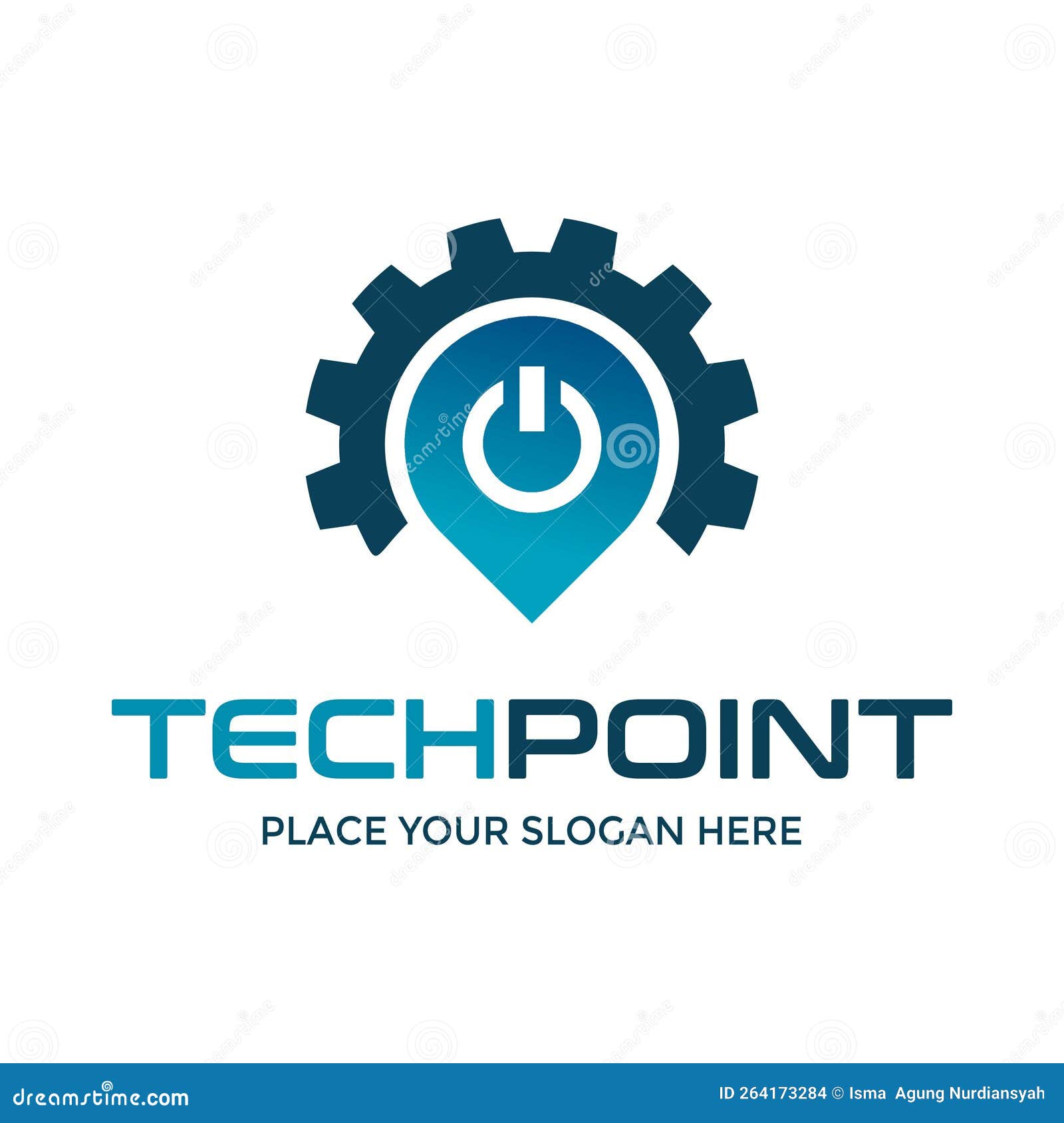 Technology Point Vector Logo Template Stock Vector - Illustration of ...