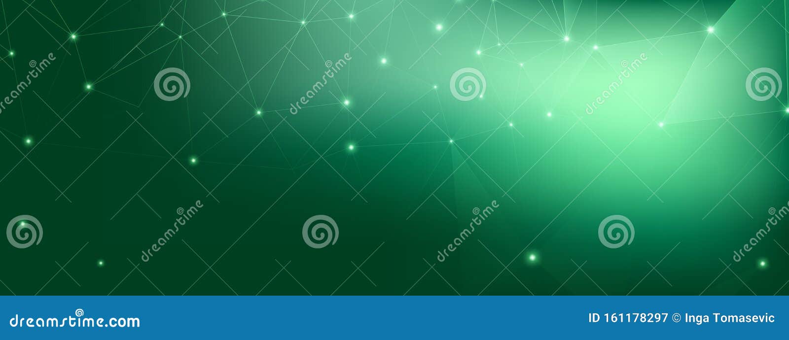 Technology Poster. Big Data Network Stock Vector - Illustration of ...