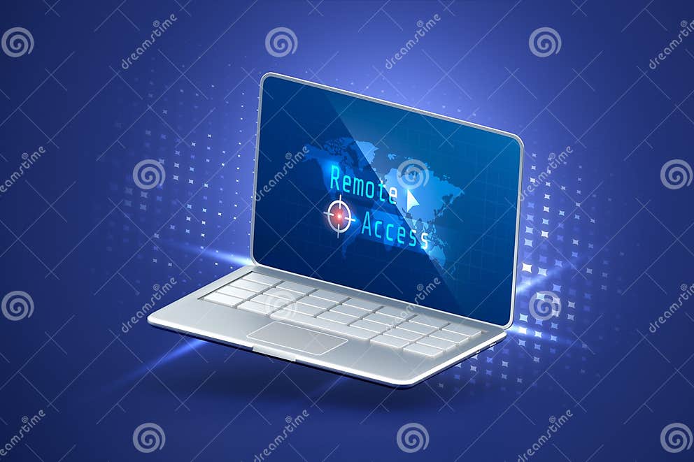 Technology Remote Access Computer Network Internet Information Online ...