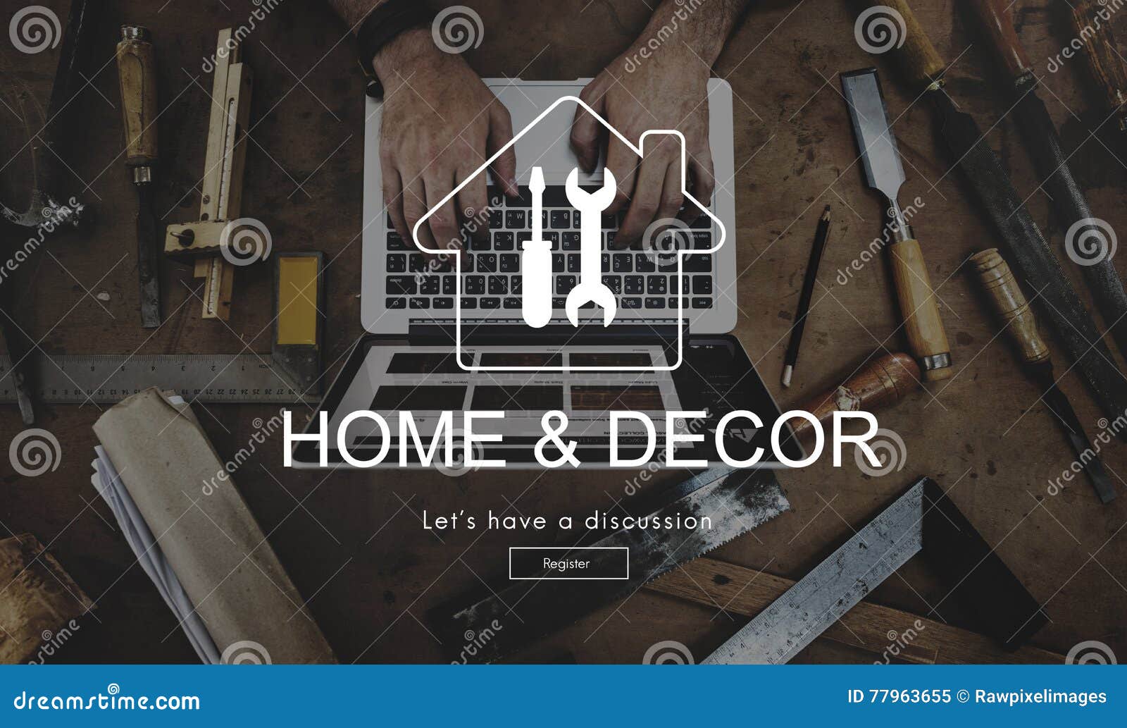 Technology Renovation Casual Crafts Person Concept Stock Image - Image ...