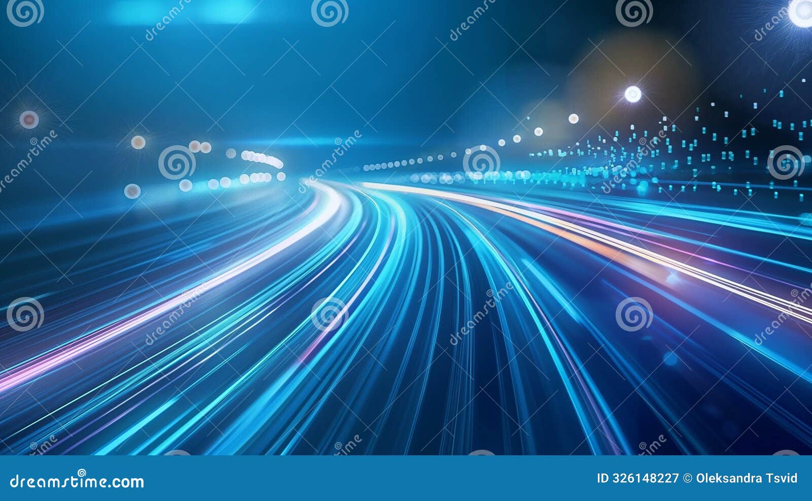 Technology Roadmap Abstract Background, Cover Page, Blue Stock Image ...