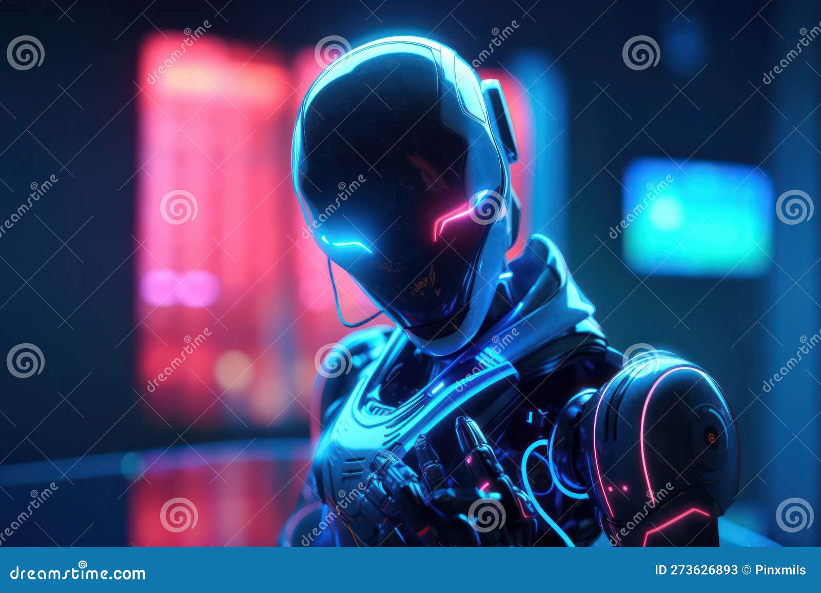 Futuristic Robot Wallpaper