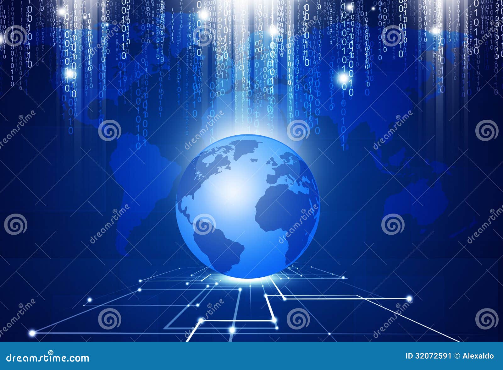 Technology Rules the World stock image. Image of world - 32072591