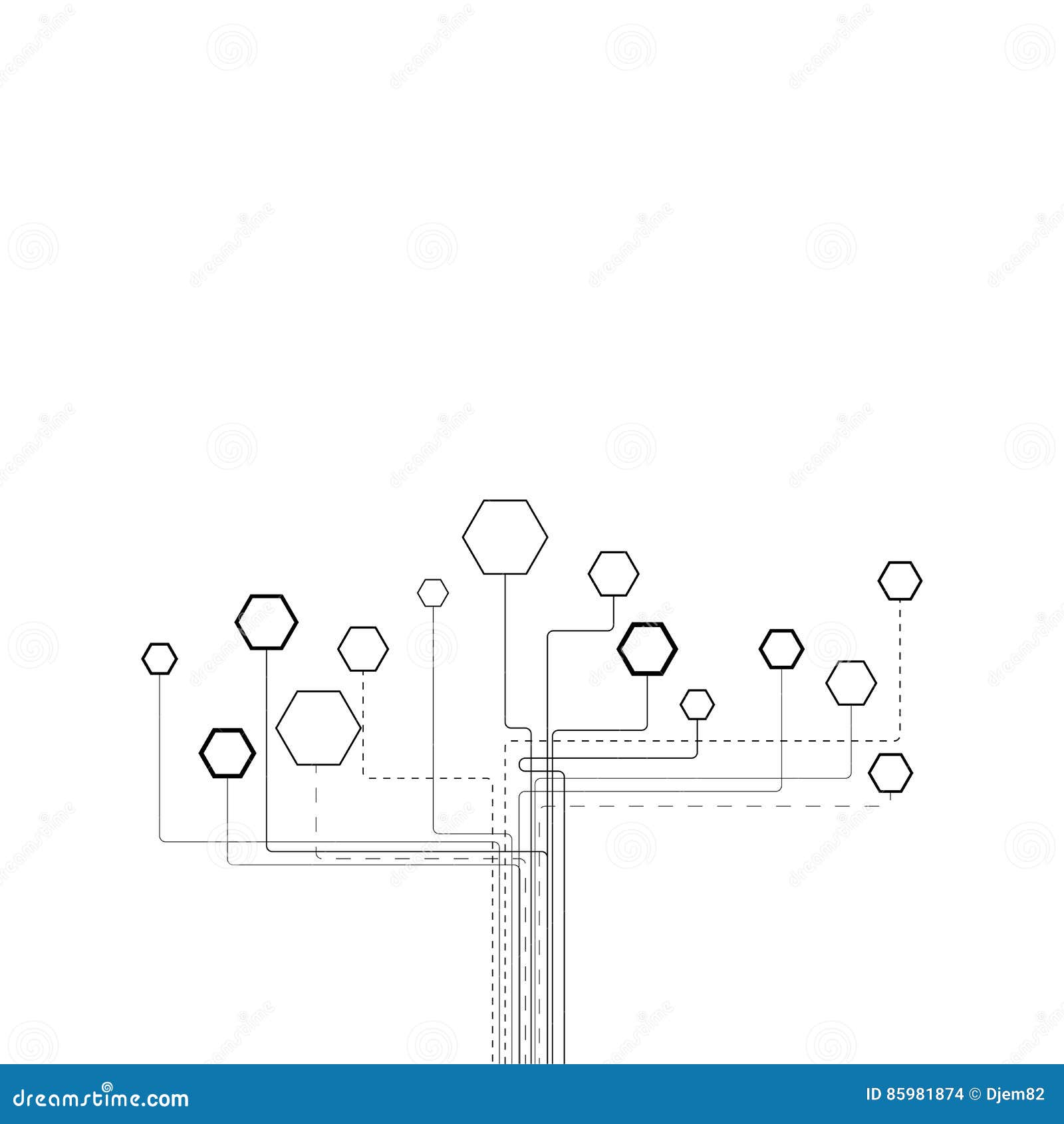 Technology and Science Background Stock Vector - Illustration of atom ...