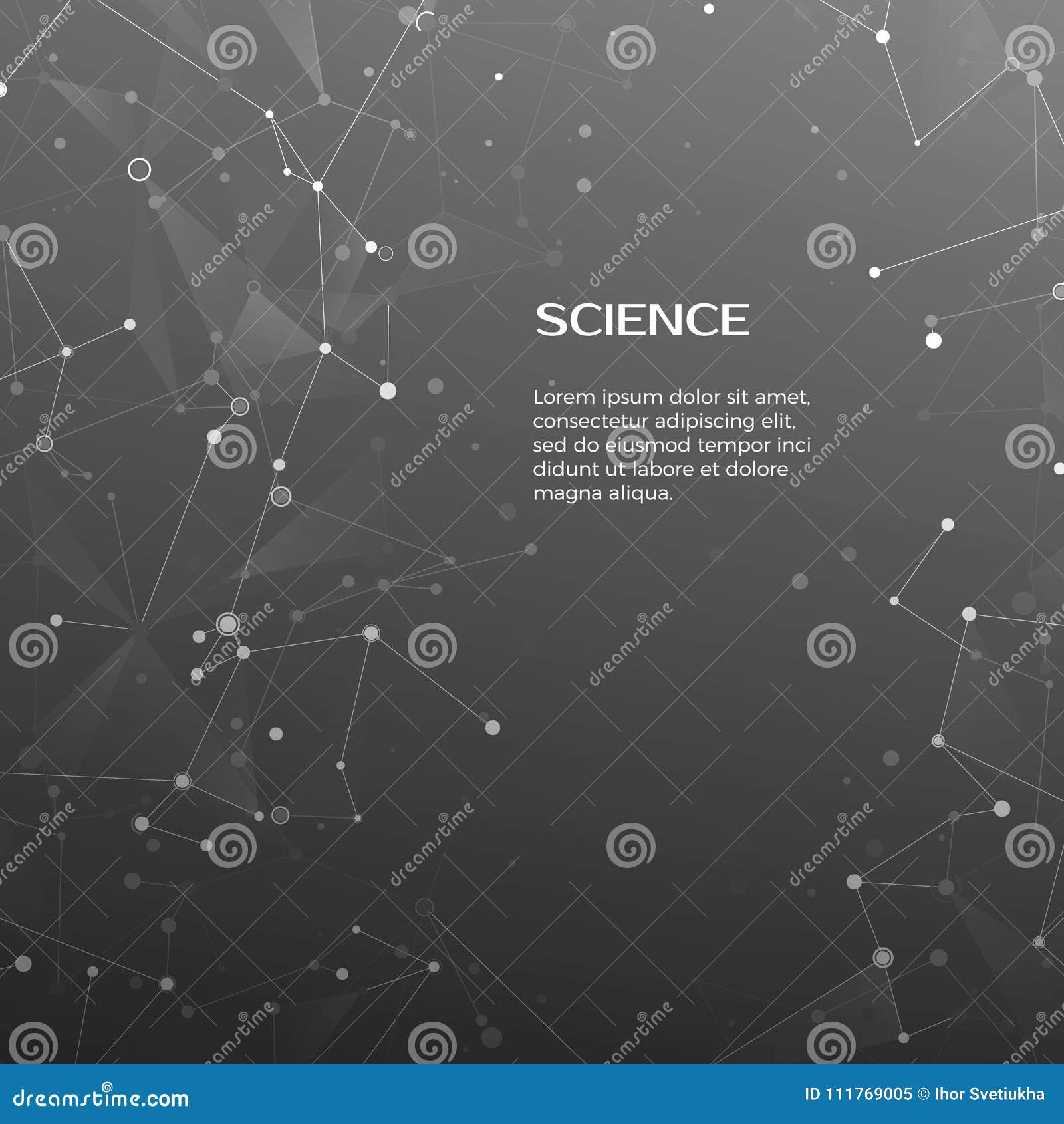 Technology And Science Background Polygonal Background Abstract Web And Nodes Plexus Atom