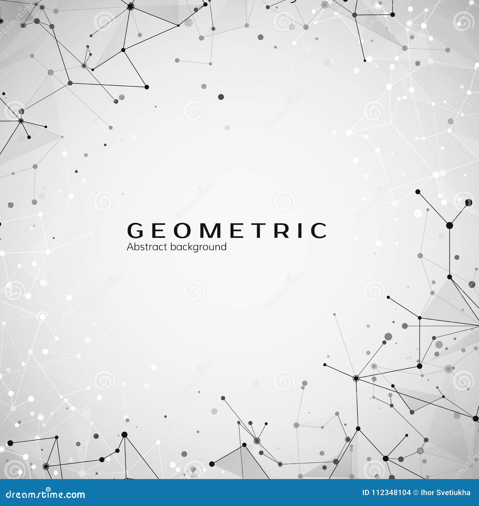 Technology And Science Background Polygonal Background Abstract Web And Nodes Plexus Atom