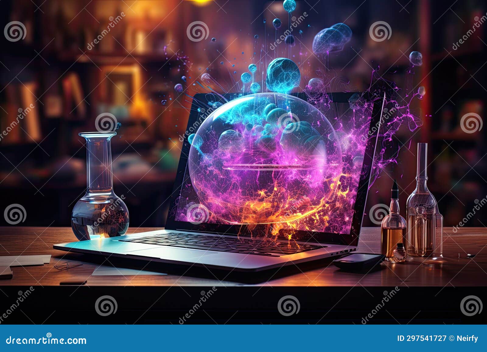 Technology and Science Background, Stock Image - Image of glass ...