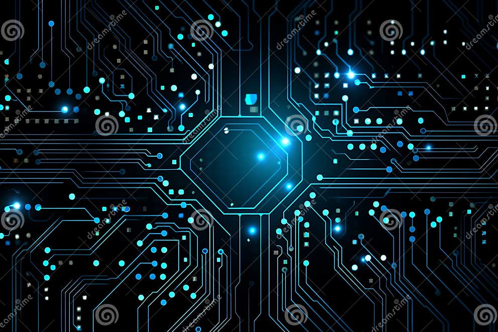 Technology and Science Concept Background Stock Illustration ...