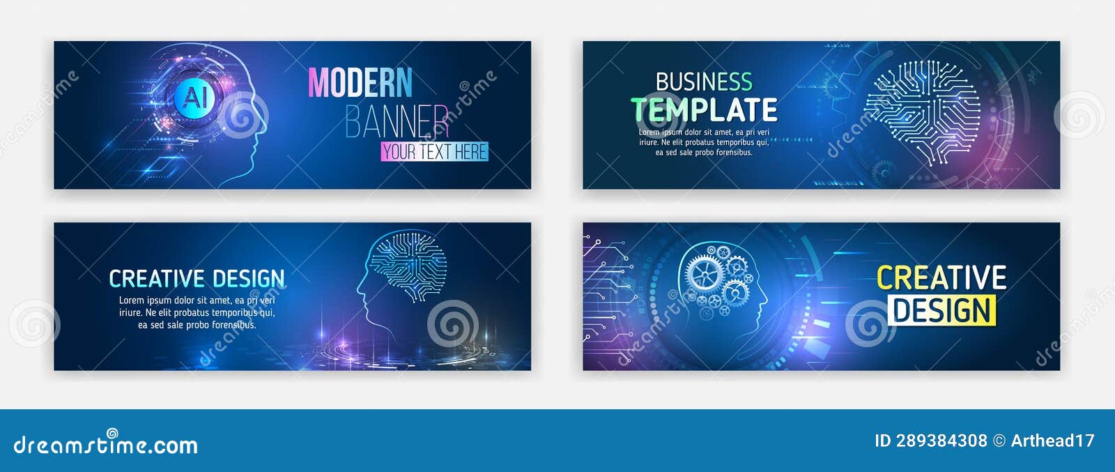 Technology, Science, Engineering, Artificial Intelligence. High-tech ...