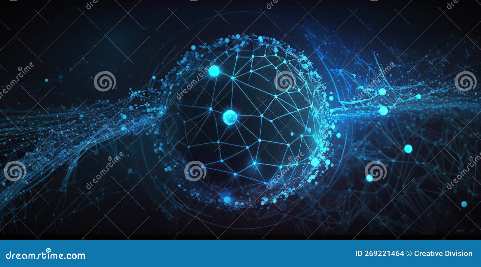 Technology Science and Engineering Background, Generative AI Stock ...