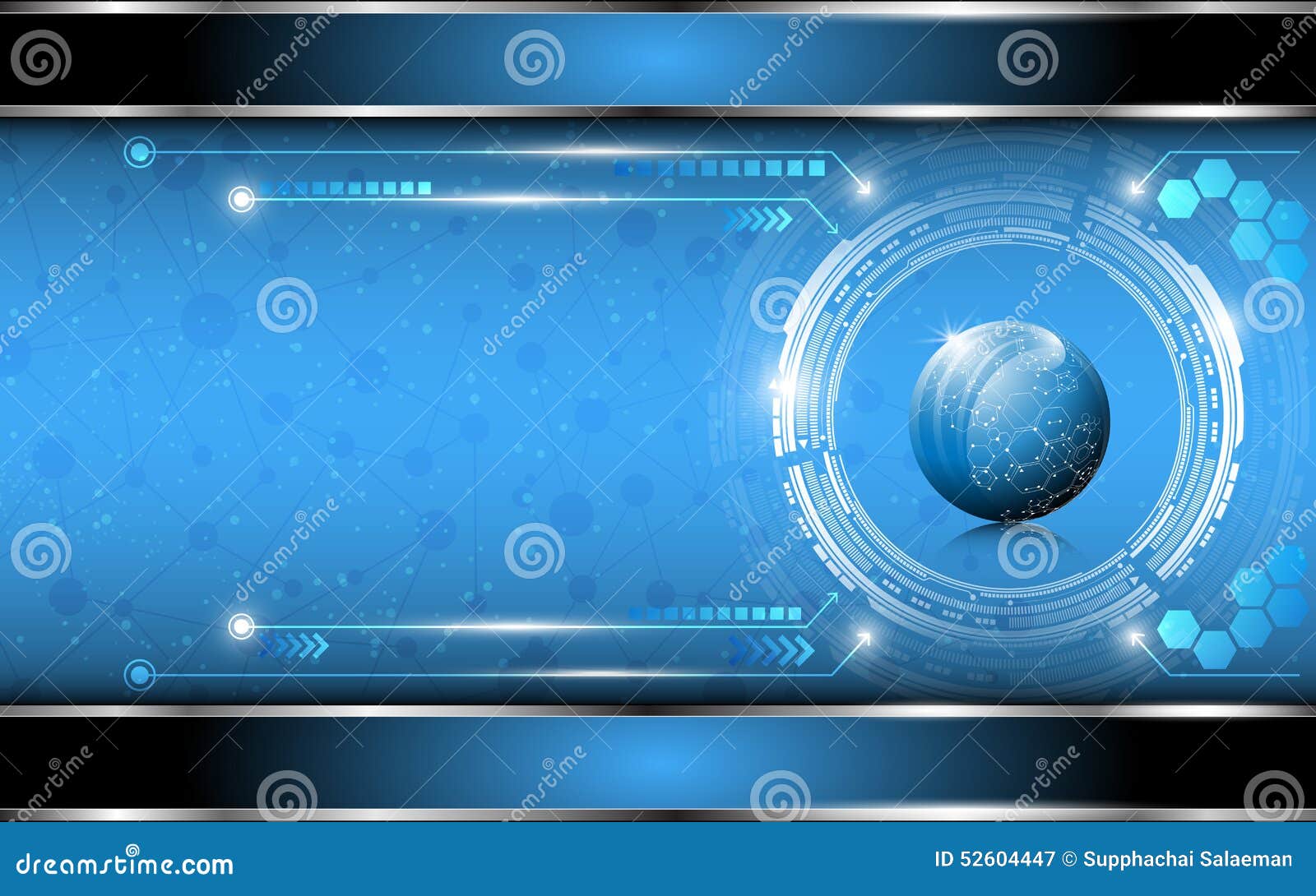 Technology and Science Innovation Background Stock Vector ...