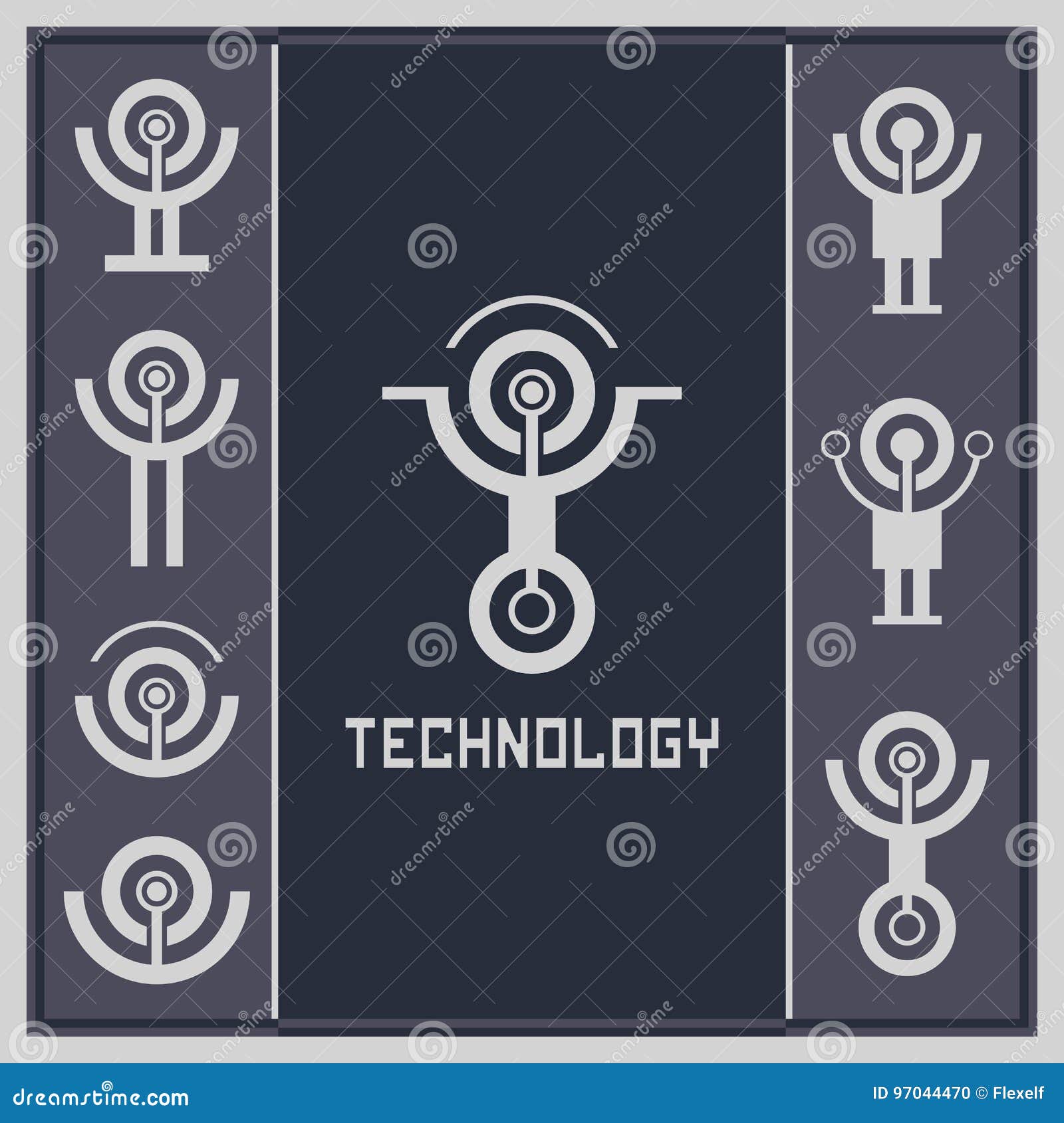 Technology and Science Logo. Stock Vector - Illustration of company ...