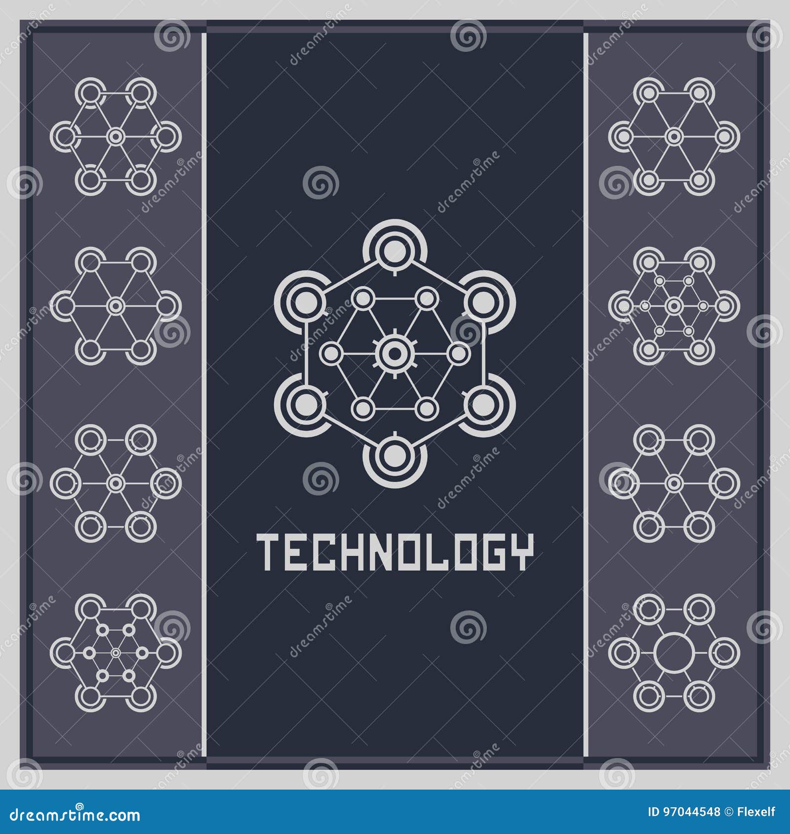 Technology and Science Logo. Stock Vector - Illustration of design ...