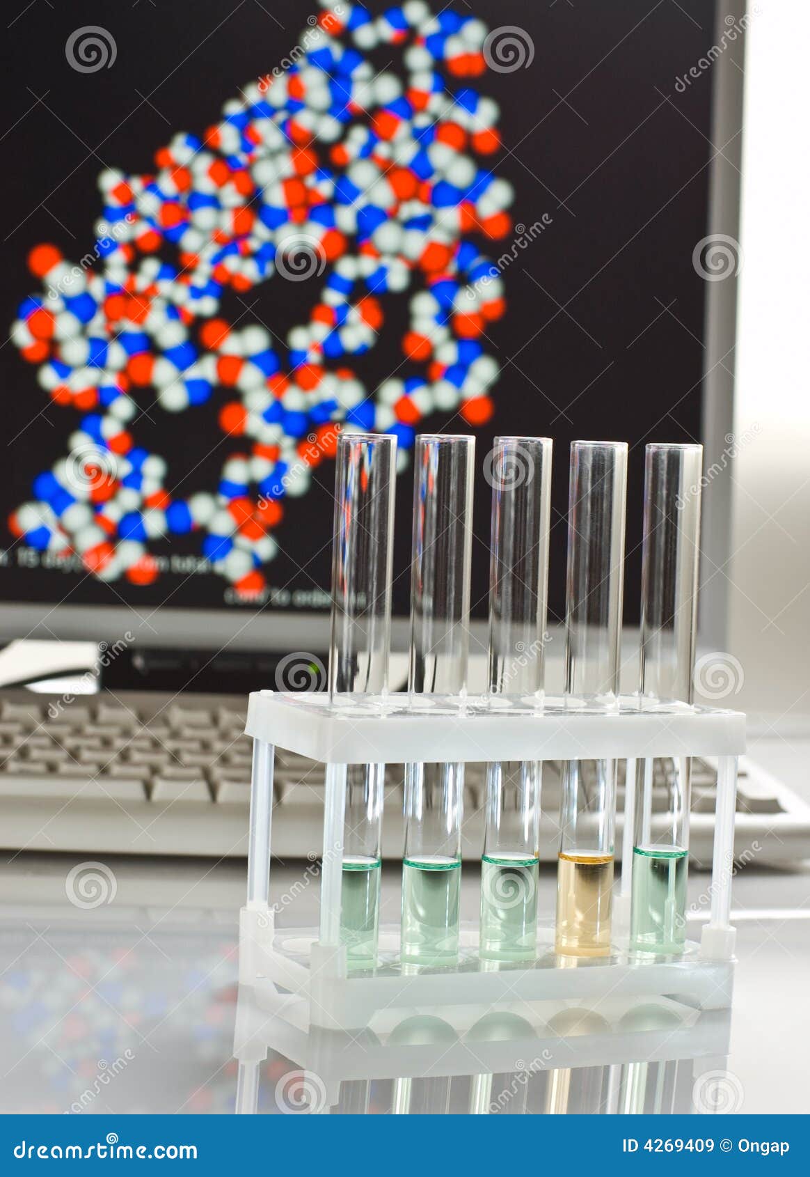 Technology and Scientific Research Stock Image - Image of molecule ...