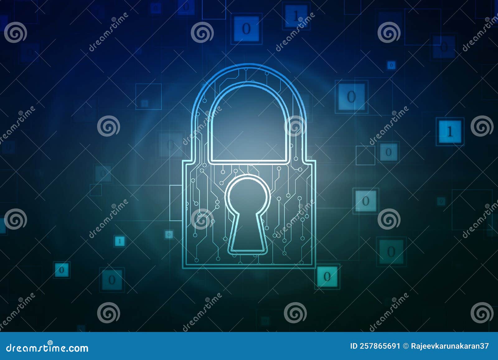 Technology Security Concept. Modern Safety Digital Background.Digital ...
