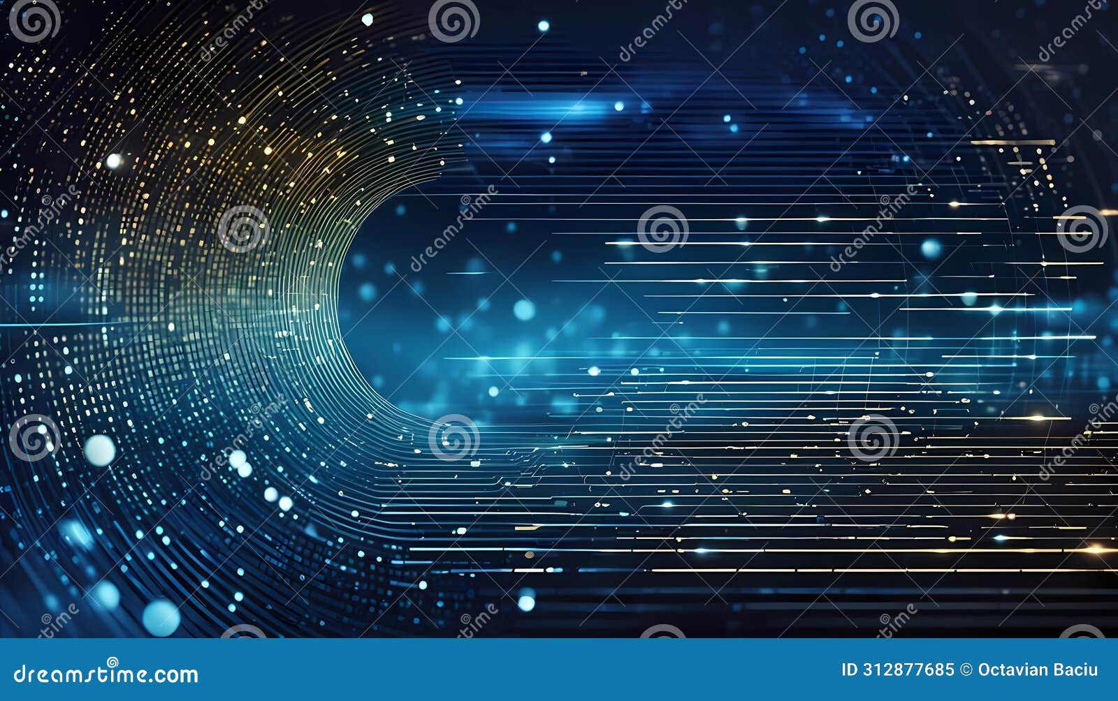 Technology Security Concept, Modern Digital Background, Protection ...