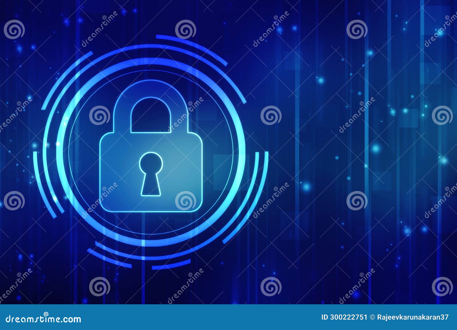 Technology Security Concept. Modern Safety Digital Background ...