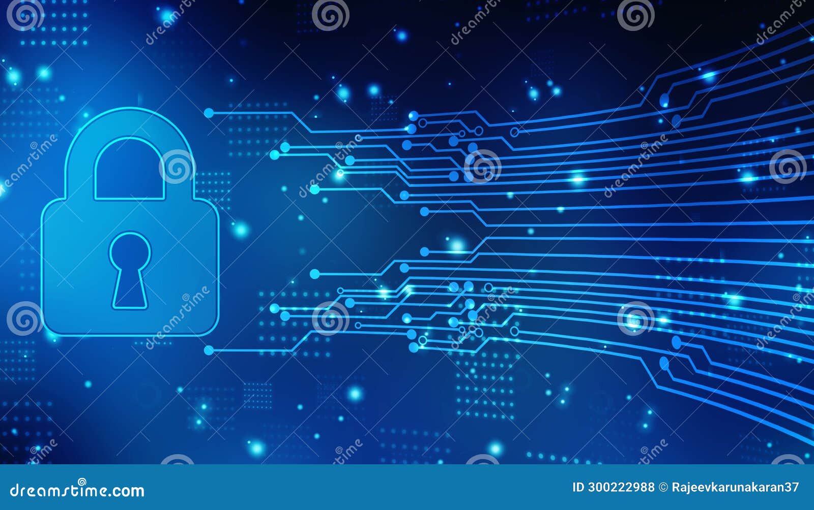 Technology Security Concept. Modern Safety Digital Background ...