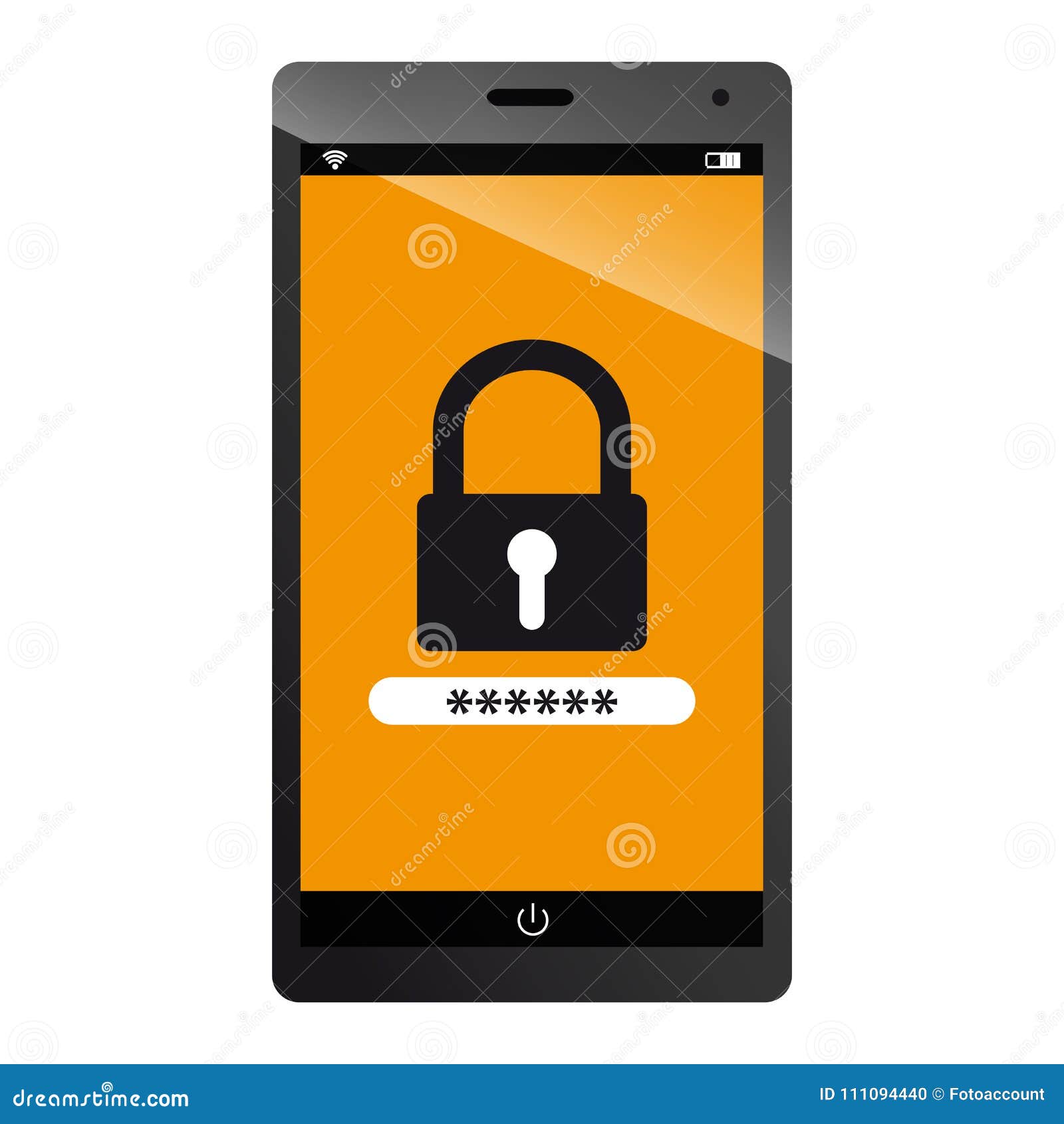 Technology Security Systems - Editable Mobile Device Vector ...