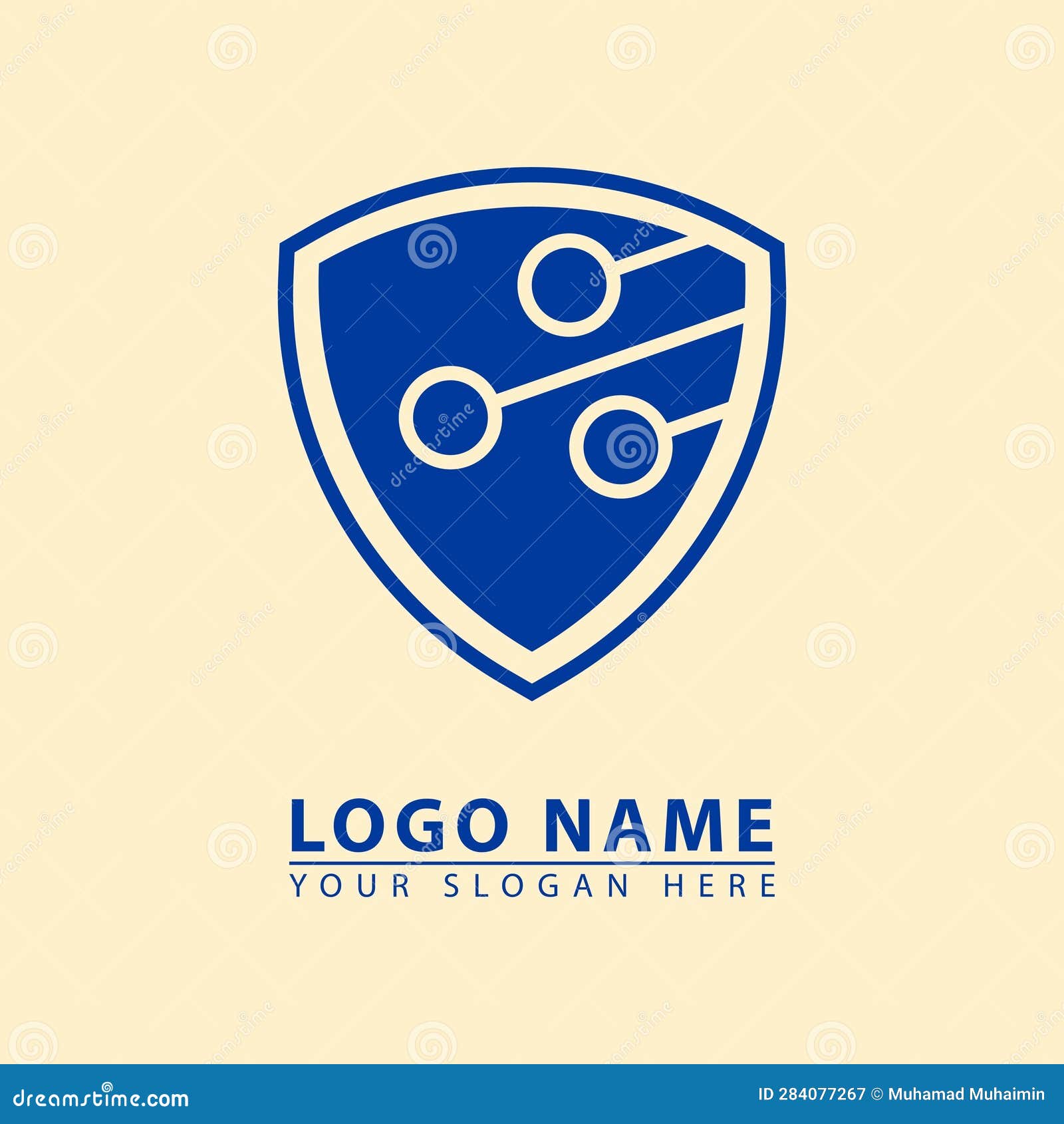 Technology Shield Logo Icon Vector Stock Vector - Illustration of black ...