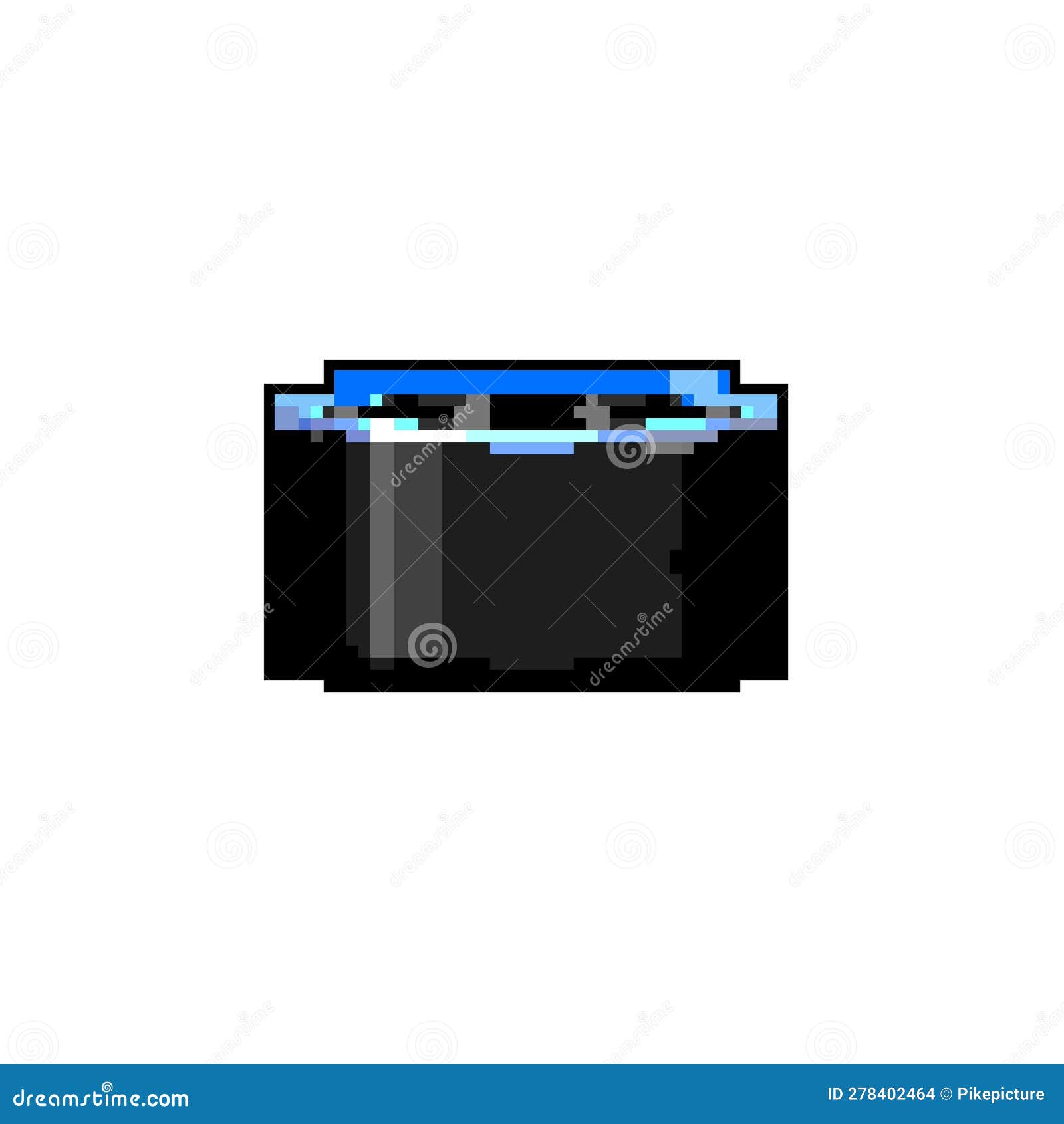 Technology Smart Speaker Game Pixel Art Vector Illustration Stock ...
