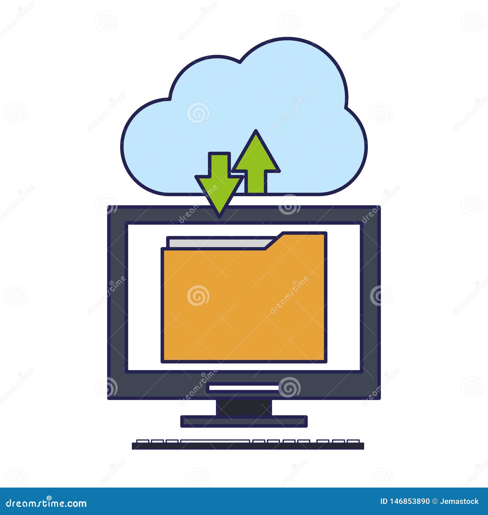 Technology Software Tools Cartoon Stock Vector - Illustration of ...