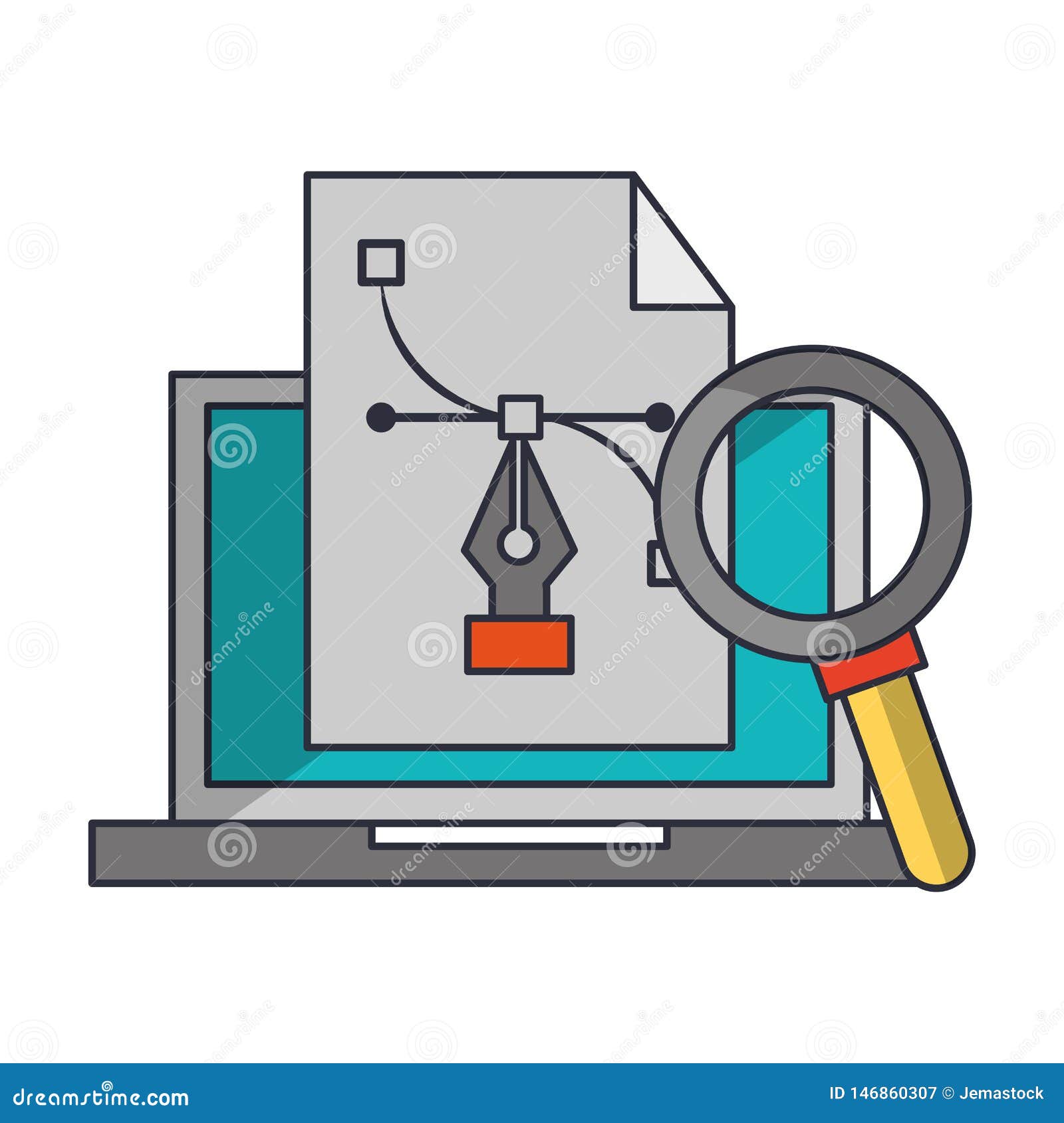 Technology Software Tools Cartoon Stock Vector - Illustration of ...