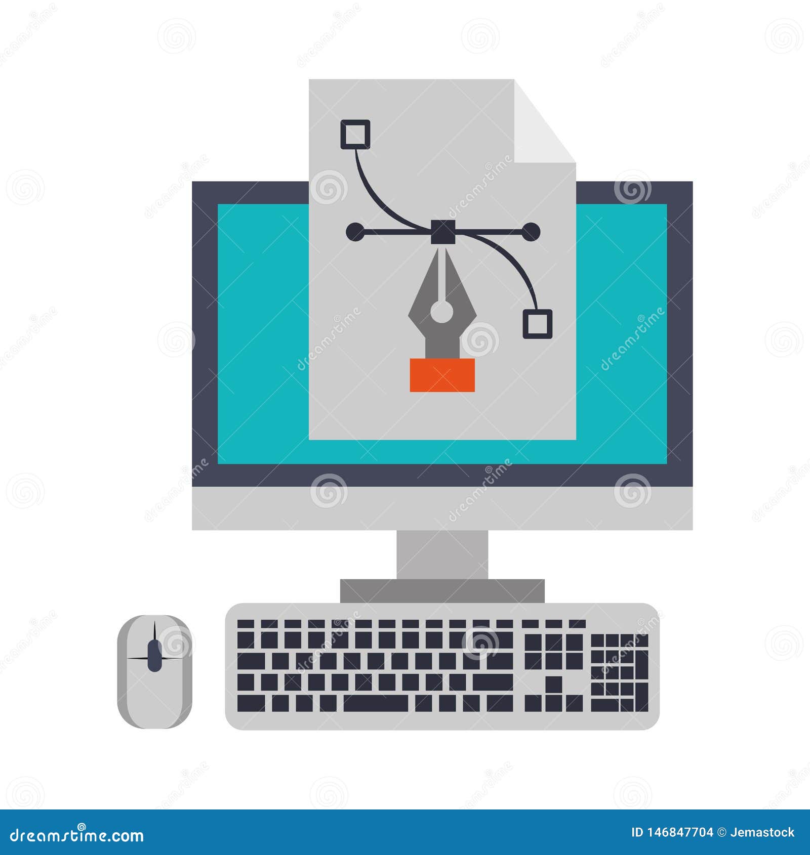 Technology Software Tools Cartoon Stock Vector - Illustration of ...