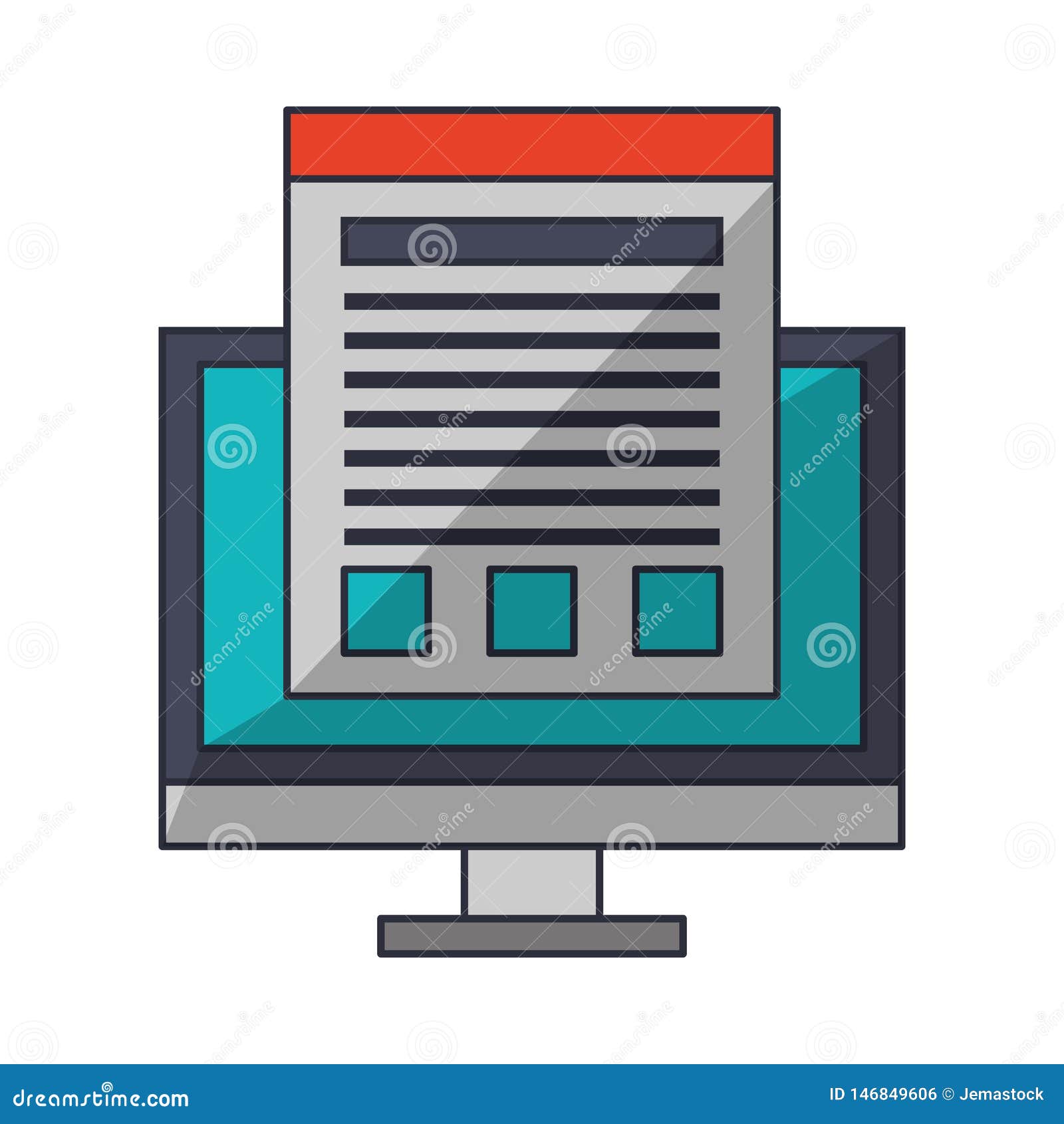 Technology Software Tools Cartoon Stock Vector - Illustration of ...