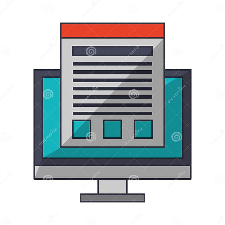 Technology Software Tools Cartoon Stock Vector - Illustration of ...