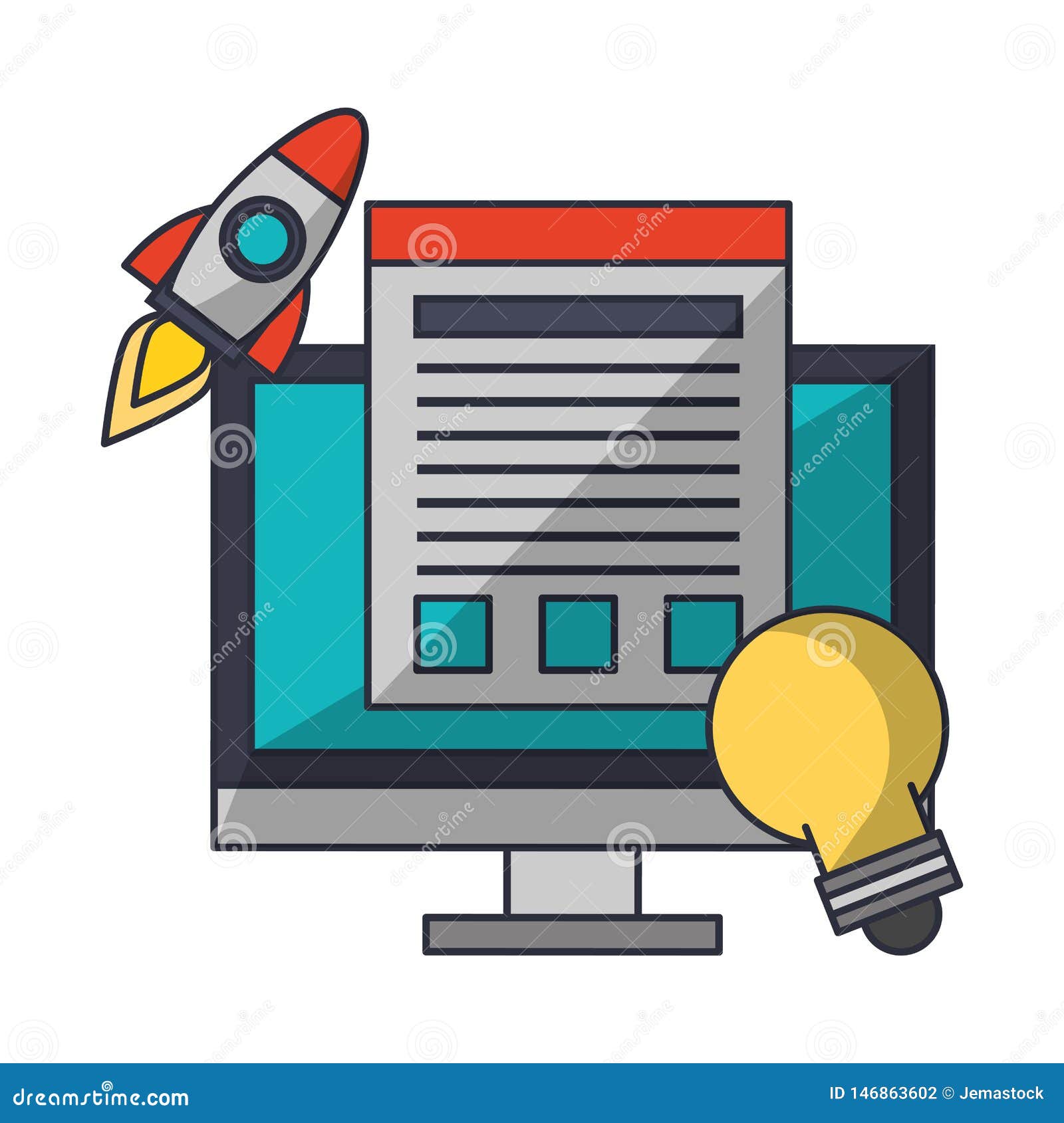 Technology Software Tools Cartoon Stock Vector - Illustration of ...