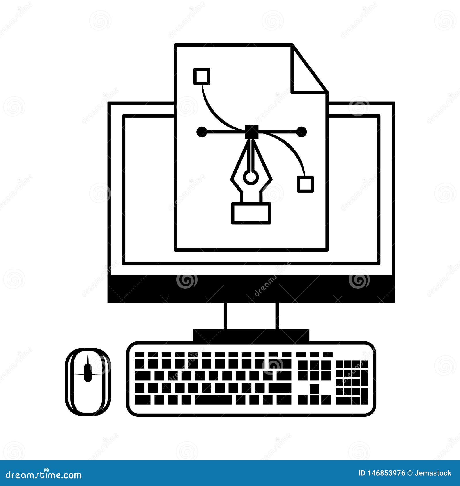 Technology Software Tools Cartoon Stock Vector - Illustration of ...