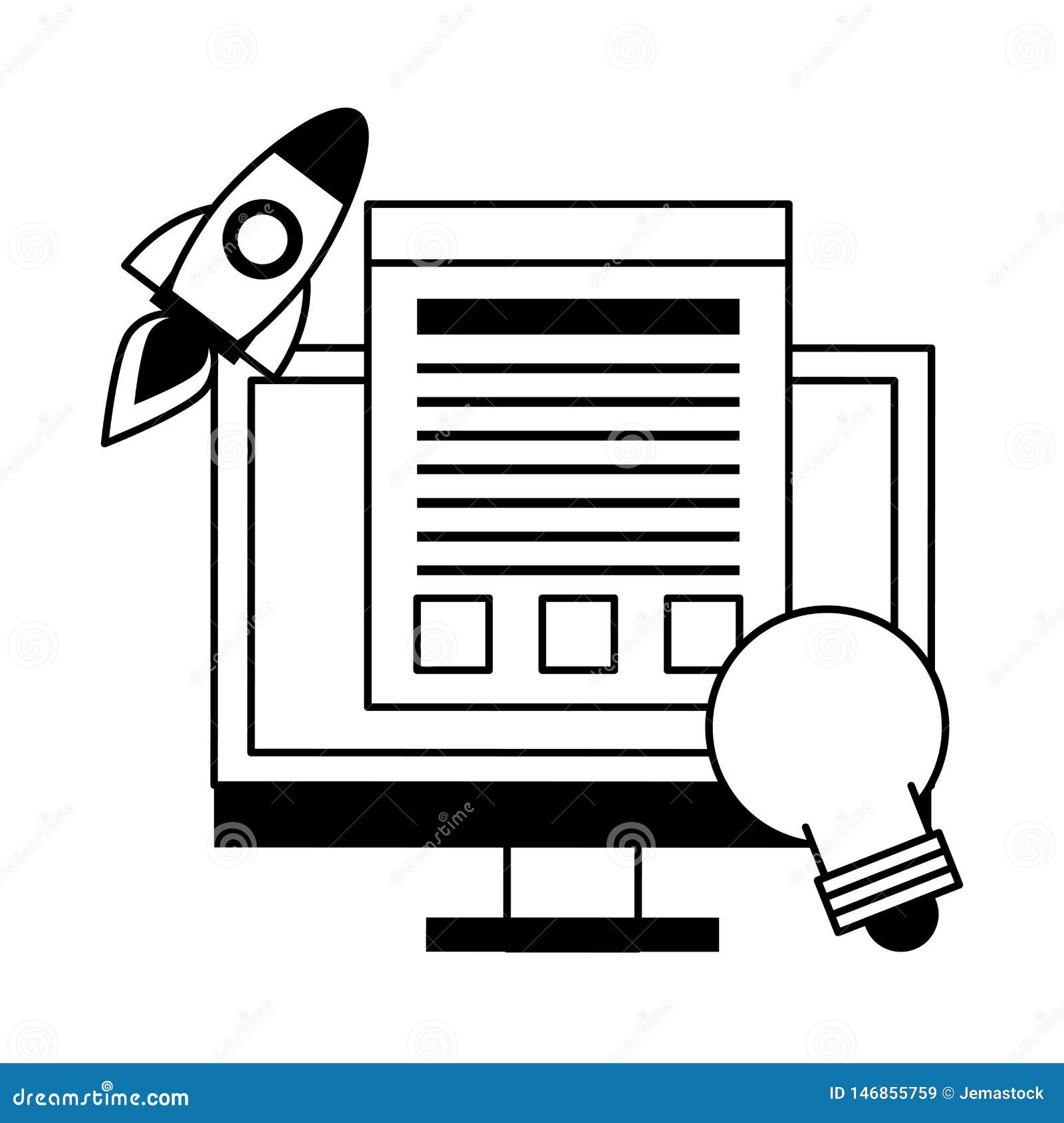 Technology Software Tools Cartoon Stock Vector - Illustration of ...