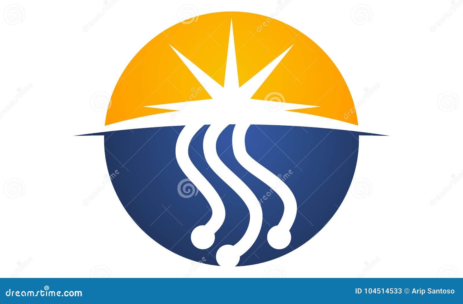 Technology Solutions Template Stock Vector - Illustration of abstract ...