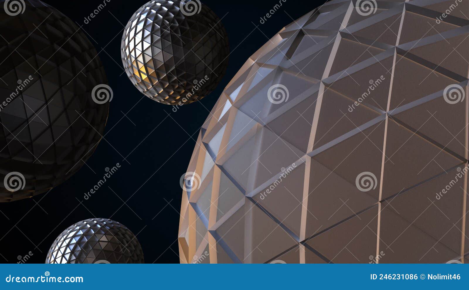 Technology spheres stock illustration. Illustration of connect - 246231086