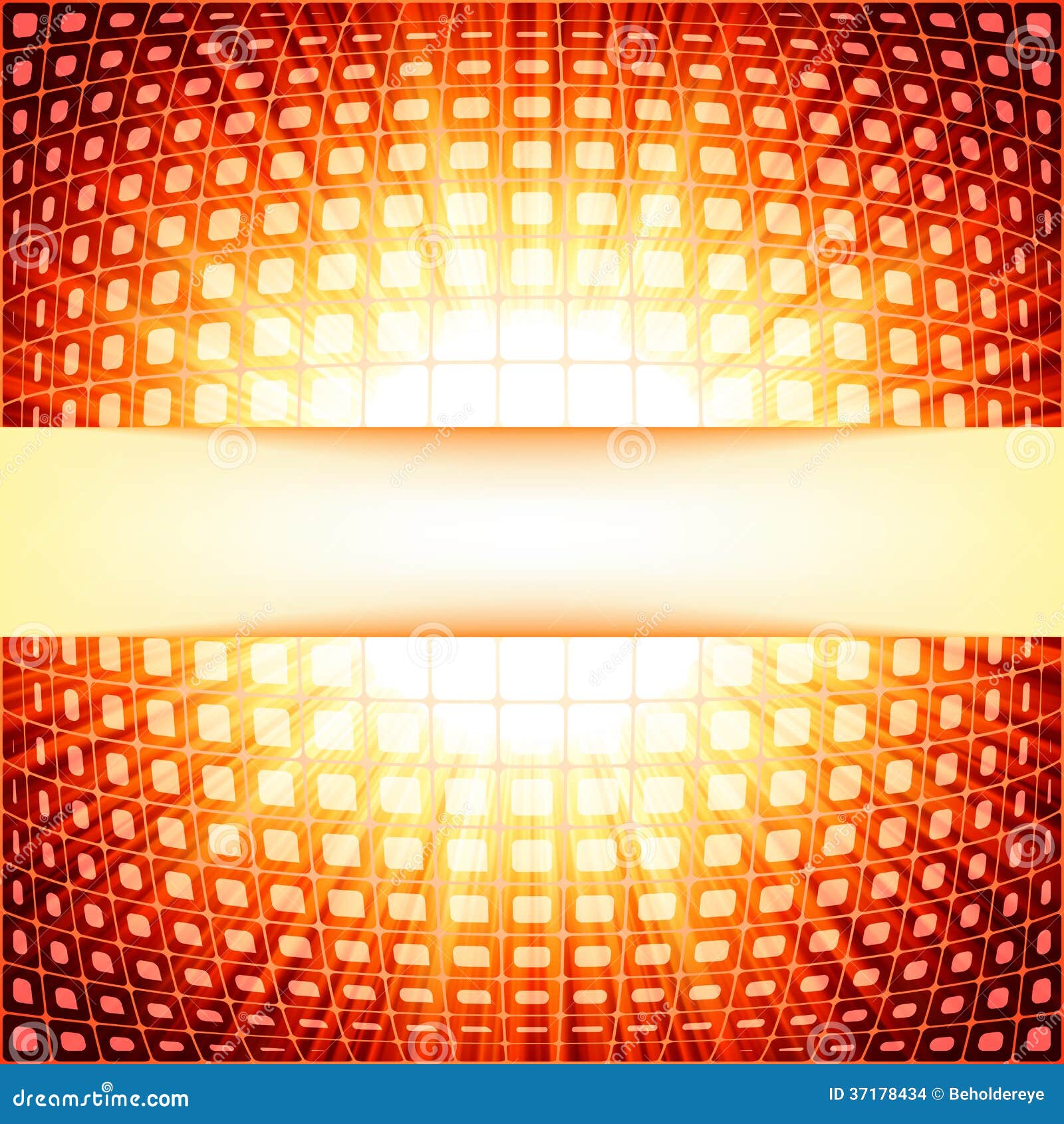 Technology Squares with Red Flare Burst. EPS 10 Stock Vector ...