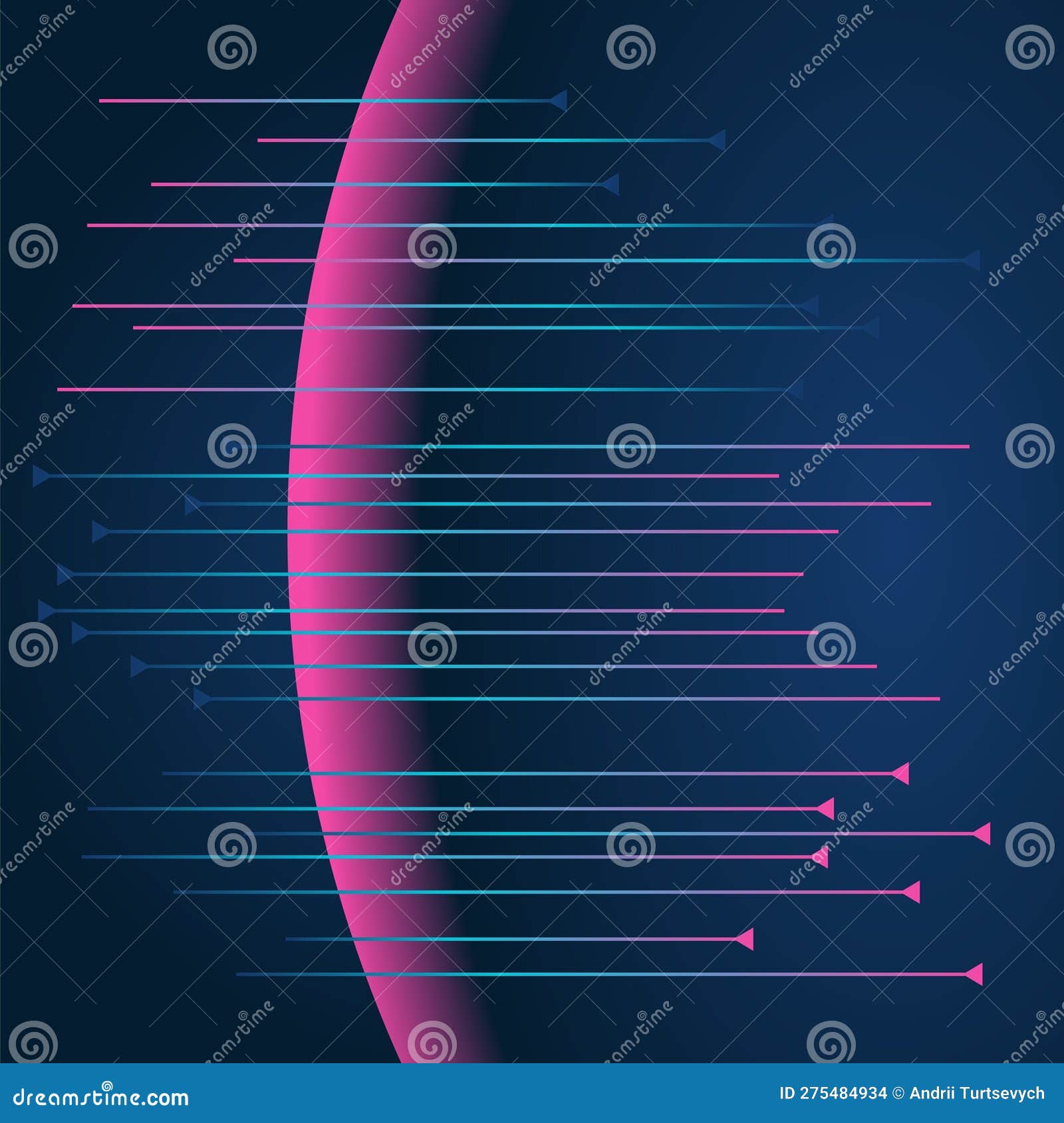 Technology Style Background with Wires on Deep Blue Stock Vector ...
