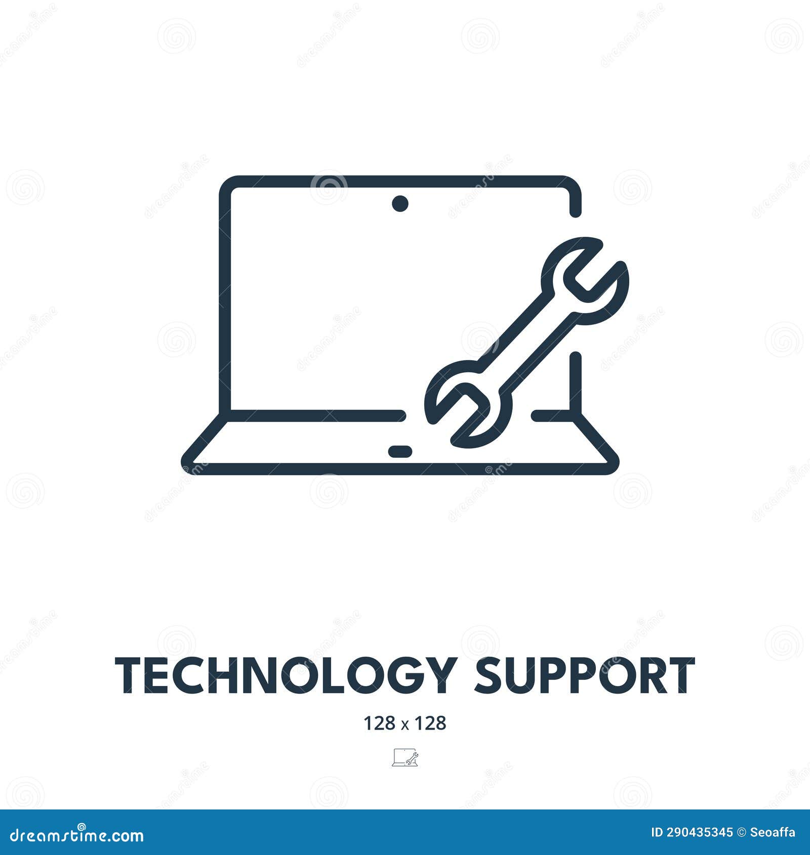 Technology Support Icon. Tech Support, Assistance, Troubleshooting ...