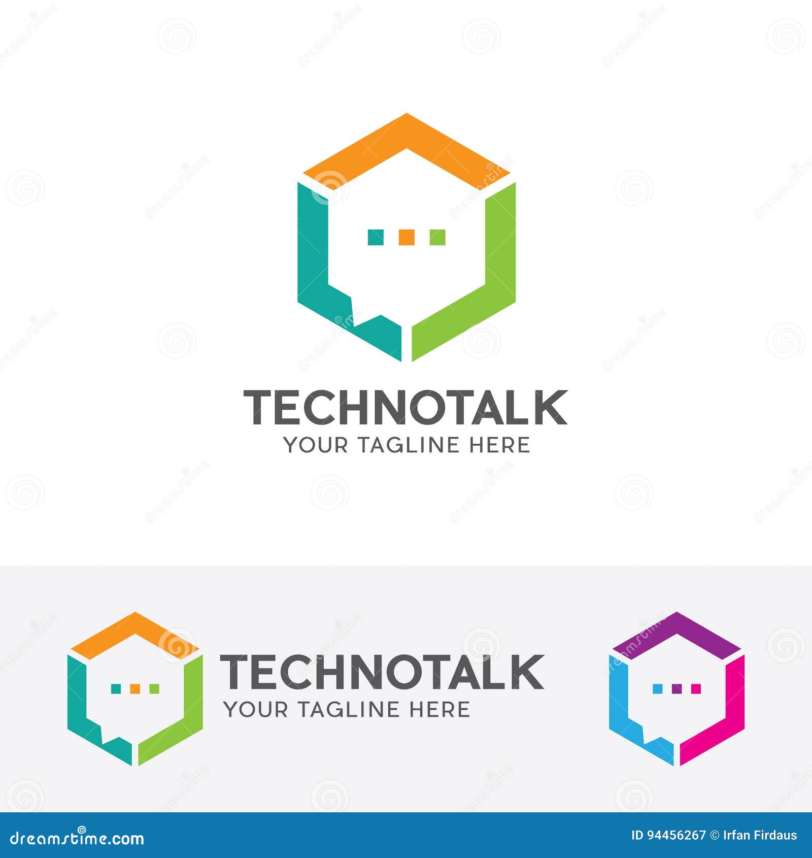 Technology talk logo stock vector. Illustration of logotype - 94456267