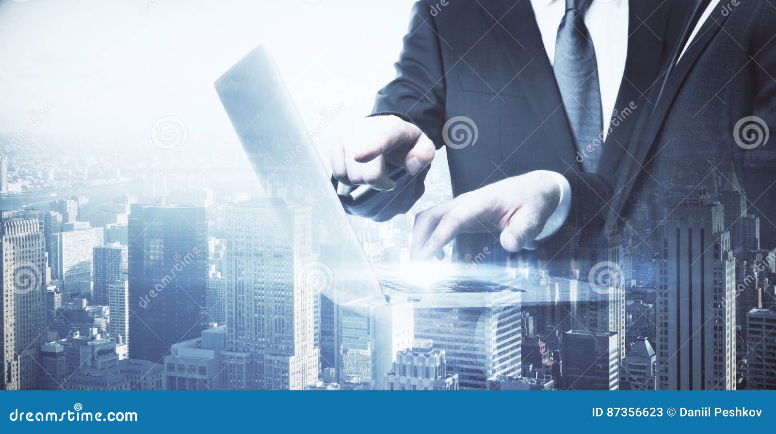 Technology and Teamwork Concept Stock Image - Image of leadership, book ...