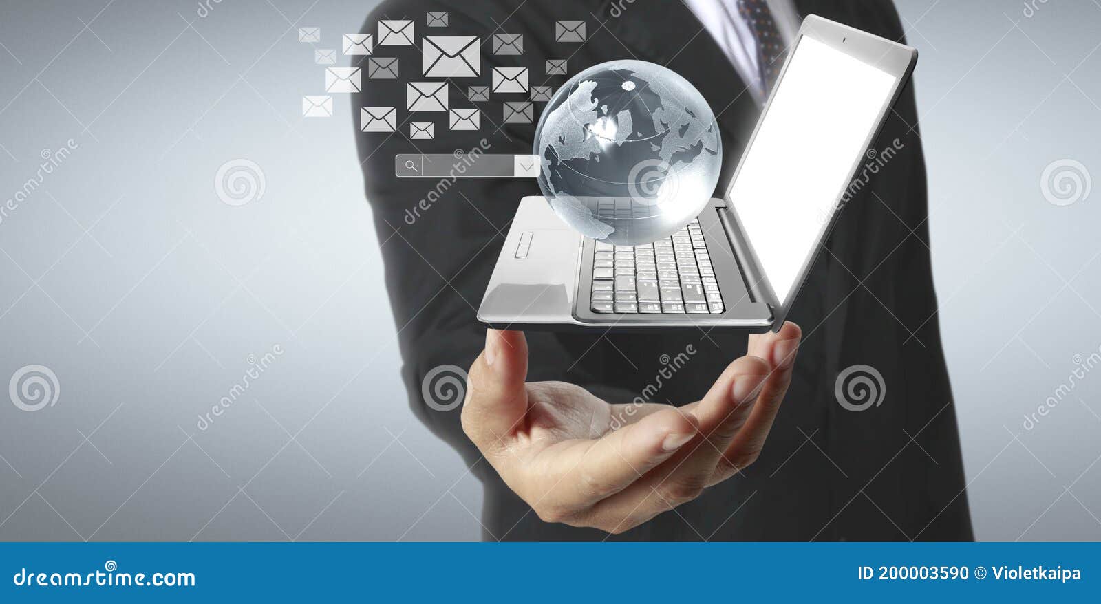 Technology Tech Devices Connected To Each Other in Hands Stock Photo ...