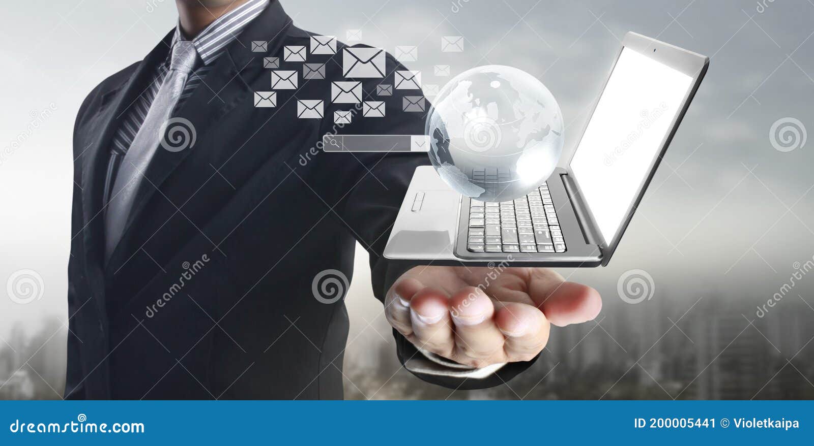 Technology Tech Devices Connected To Each Other in Hands Stock Image ...
