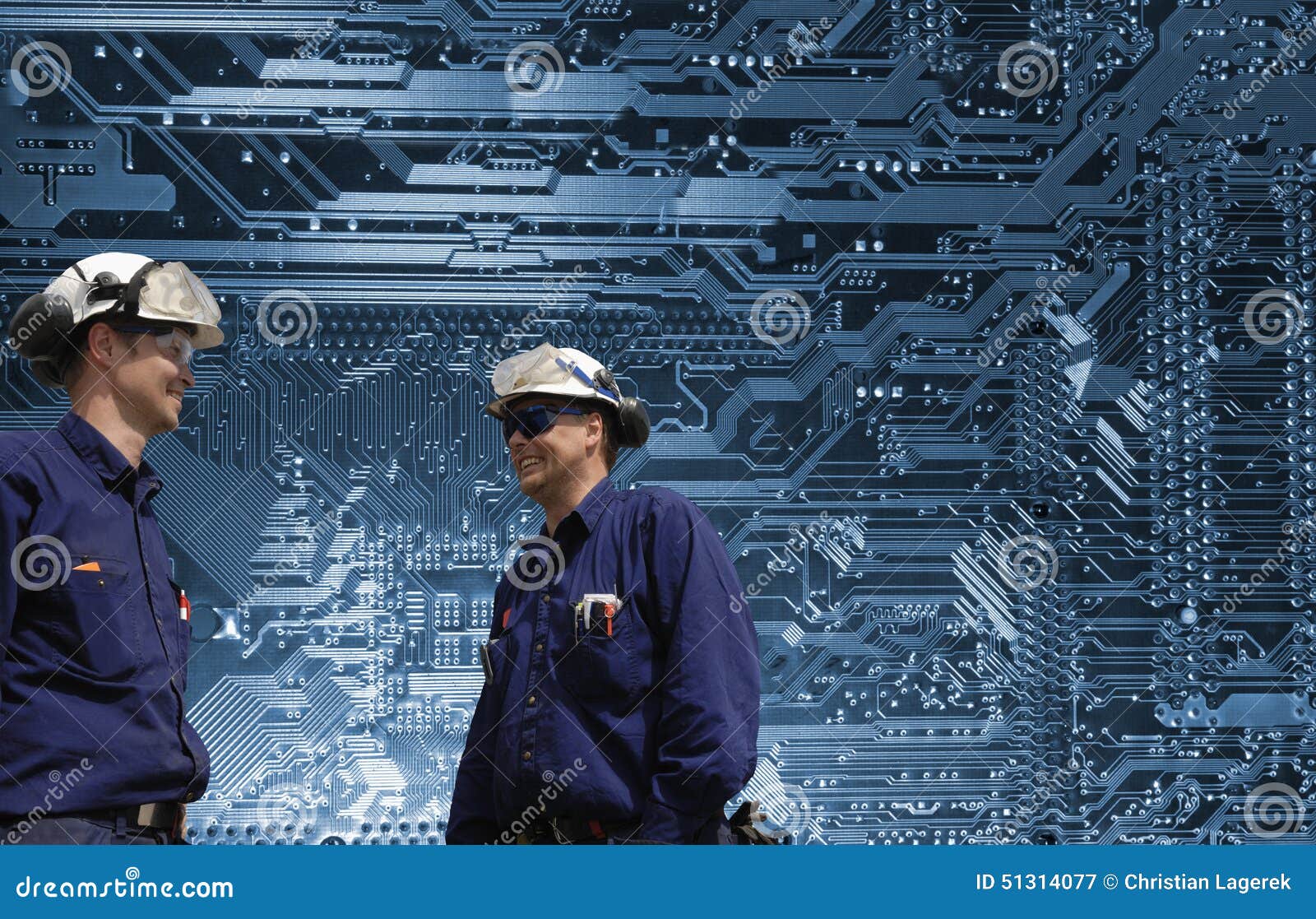 Technology and Tech Engineers Stock Image - Image of data, connector ...