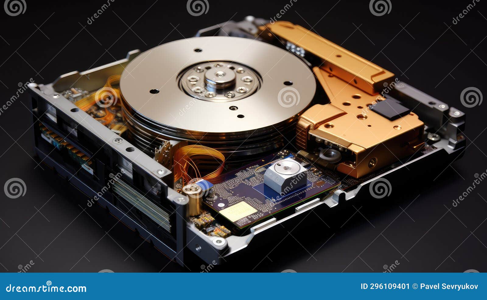 Technology Terabyte Hard Drive Stock Illustration - Illustration of ...