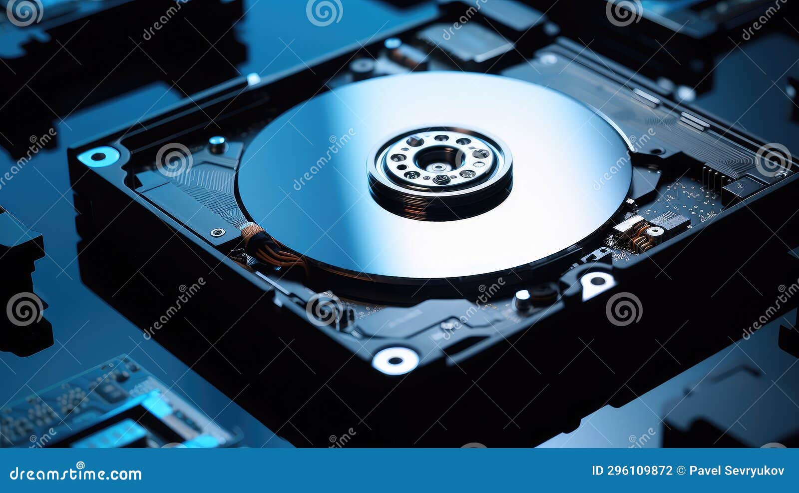 Technology Terabyte Hard Drive Stock Illustration - Illustration of ...