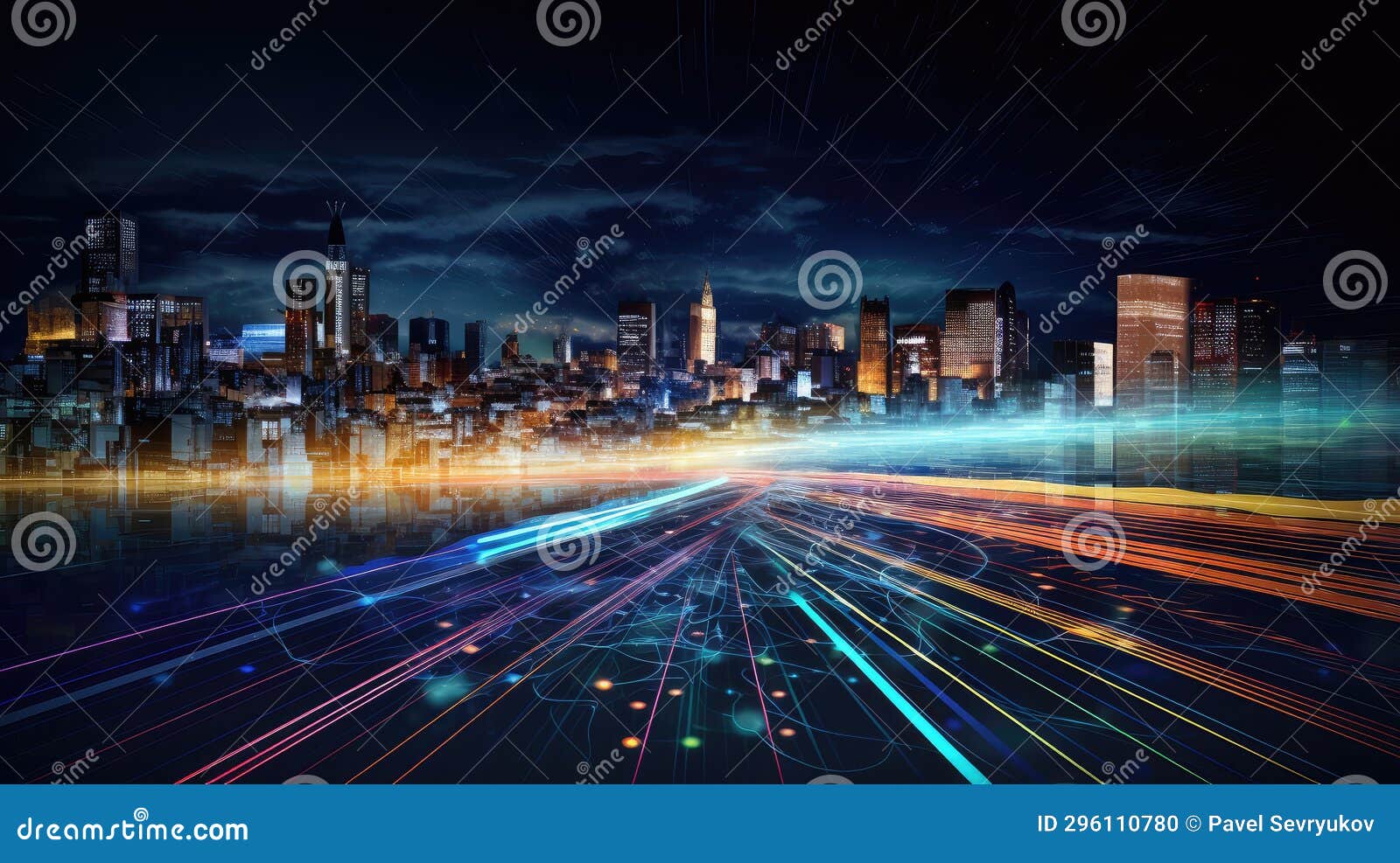 Technology Terabyte Internet Speed Stock Photo - Image of isometric ...
